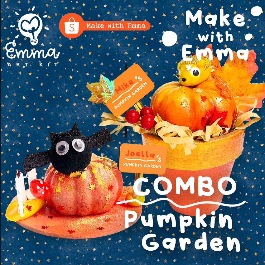 Jual Pumpkin Garden Combo by Emma Art Kit. TWO Complete Art Kits w ...