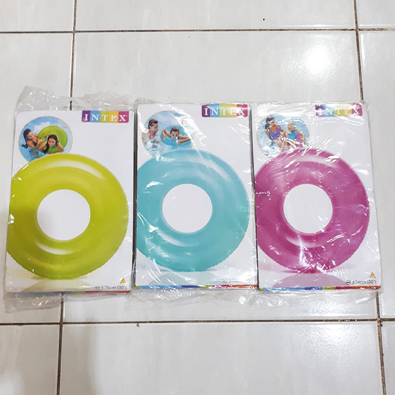 Jual Ban Pelampung Bulat Transparent Tubes 76cm - INTEX 59260 | Shopee ...