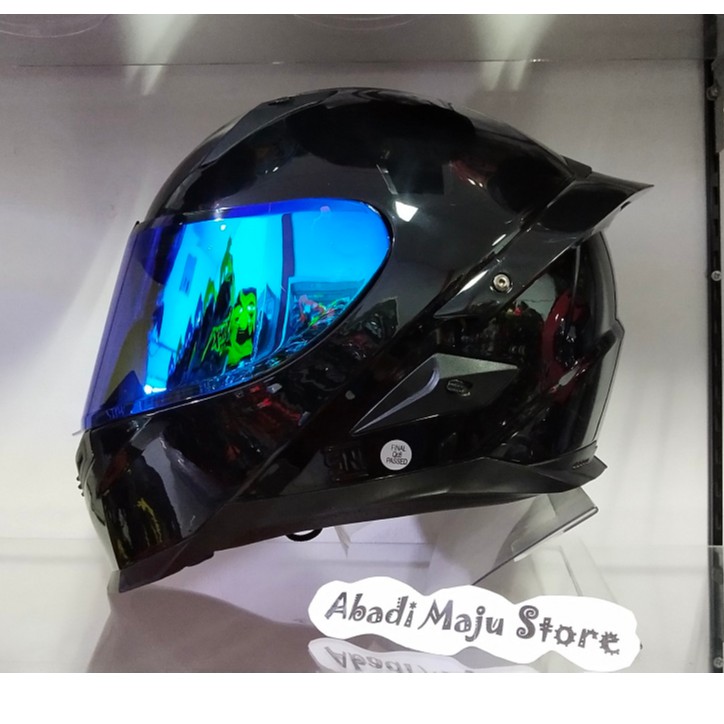 Jual Helm SNAIL FFS1 Black Visor Flat Spoiler 3D Original | Shopee ...