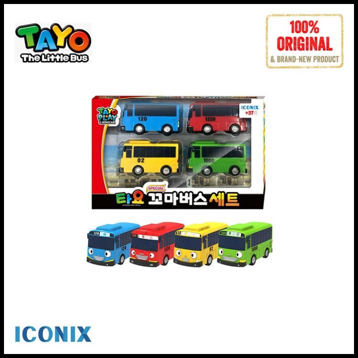 Jual Iconix Tayo The Little Bus Mini Tayo Bus Set Tyt120003 Tayo Gani Lani | Shopee Indonesia