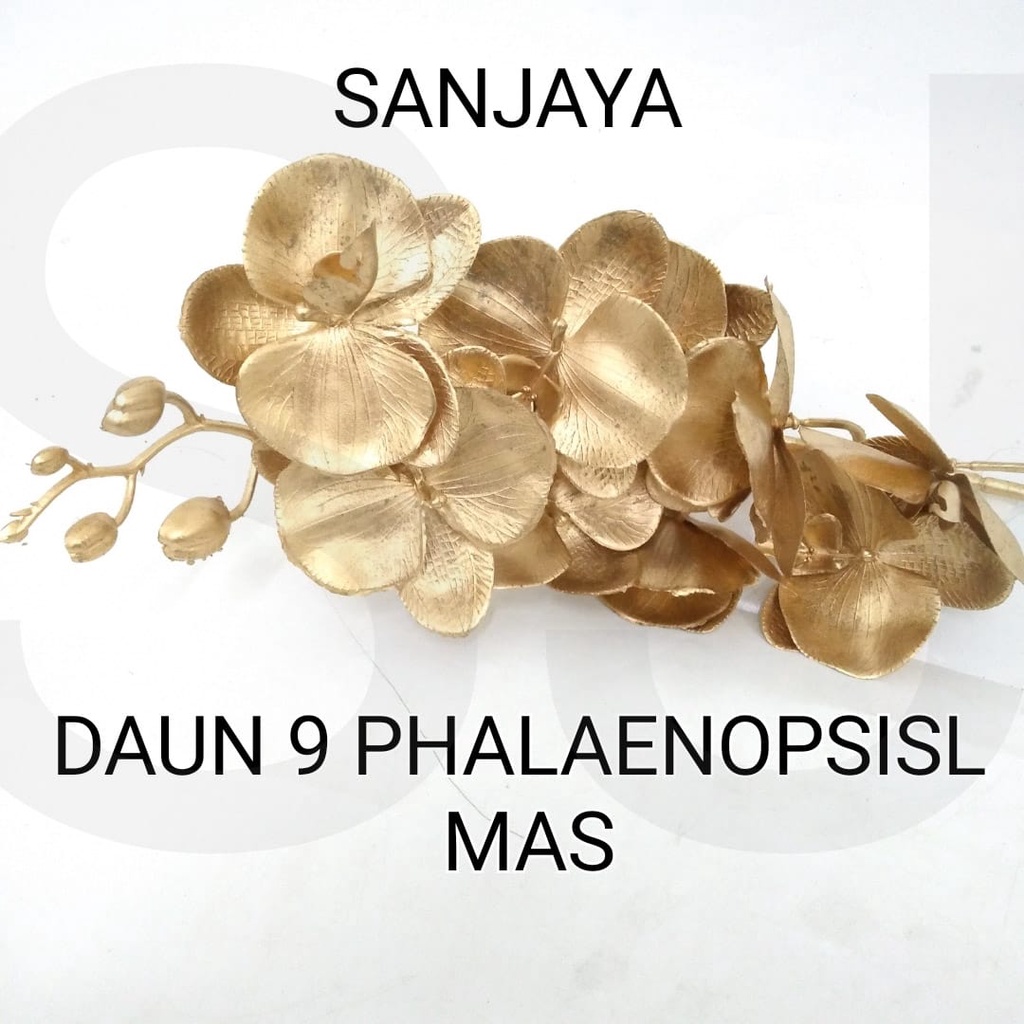 Jual HIASAN DAUN GOLD / DAUN PALSU EMAS / DAUN HIAS PLASTIK MAS / DAUN ...