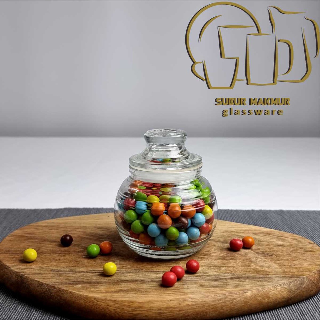 Jual [Set 3 Pcs] Toples Permen / Souvenir Kaca Kedaung (GTJ 250). Candy ...
