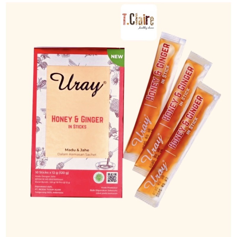 Jual Madu Uray Stick Madu & Ginger Jahe (isi 10 sticks) | Shopee Indonesia