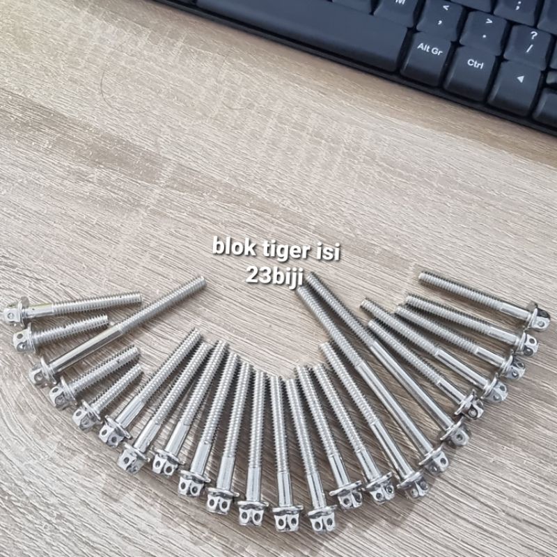 Jual BAUT BLOK MESIN TIGER STAIENLIS 1 SET KANAN KIRI FULL SET 1SET ...