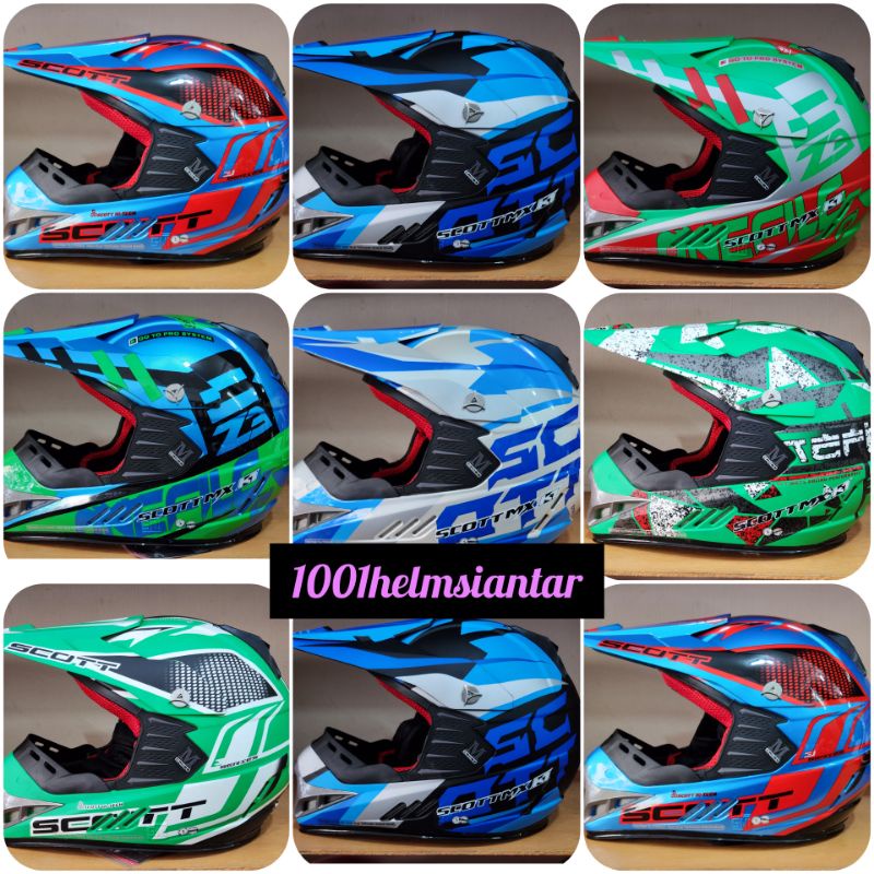 Jual Helm cross anak scott original | Shopee Indonesia