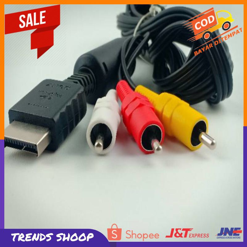 Jual Kabel AV RCA PS 2 PS2 PS3 Ke TV Original Sony Playstation | Shopee ...