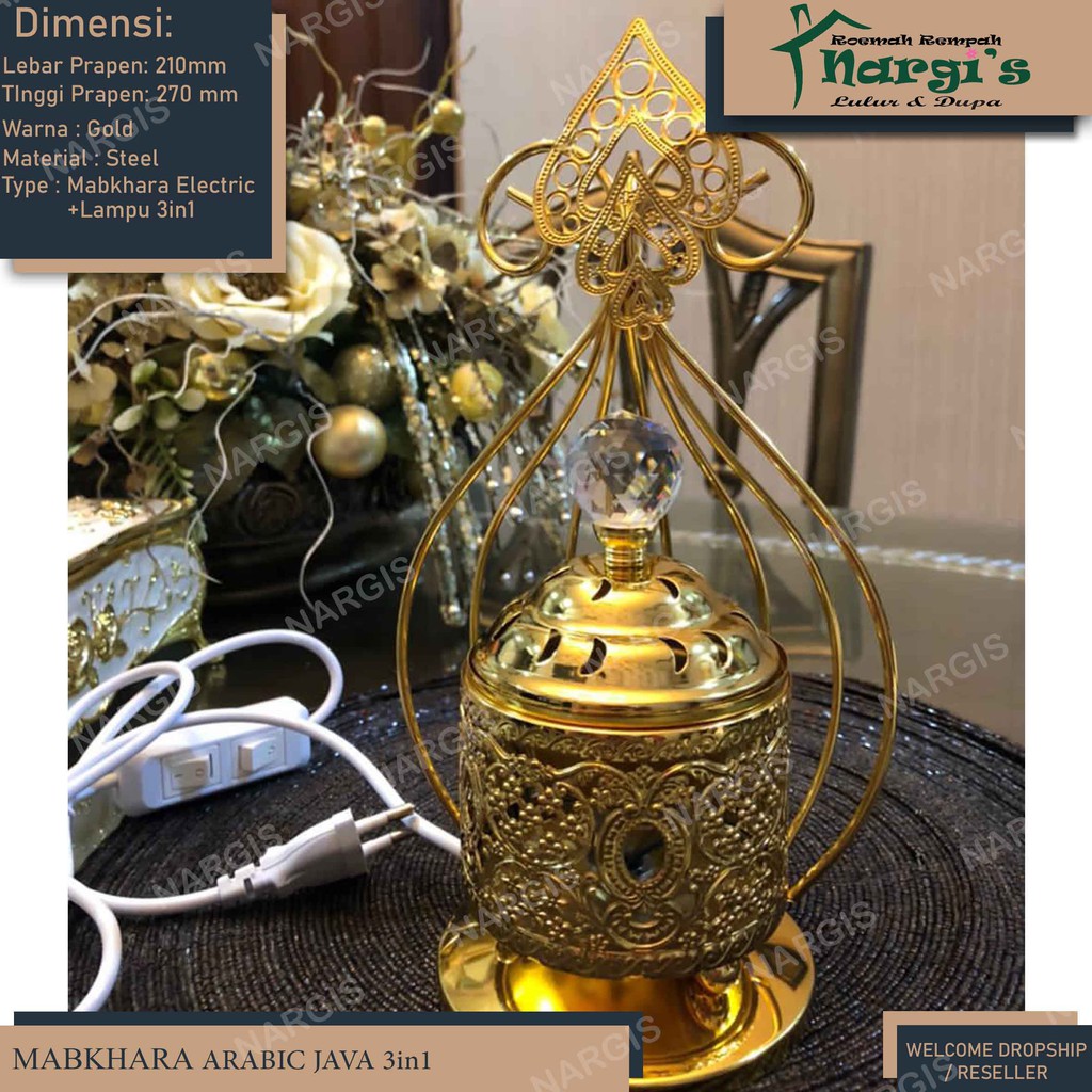 Jual Mabkhara/Tempat Dupa 3in1/ Elektrik/ Listrik/ Prapen /Listrik ...