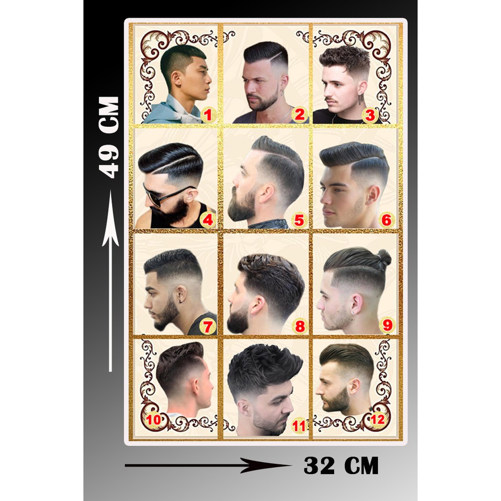 Jual Poster Barbershop / Poster Pangkas Rambut / Poster Salon / Dengan ...