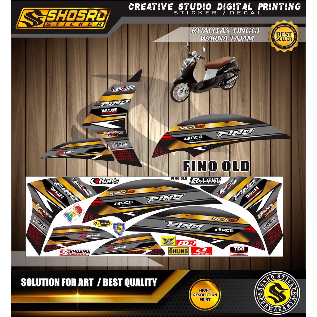 Jual STIKER SIMPLE MOTIF DECAL CUSTOM MOTIF ART STIKER STRIPING YAMAHA ...