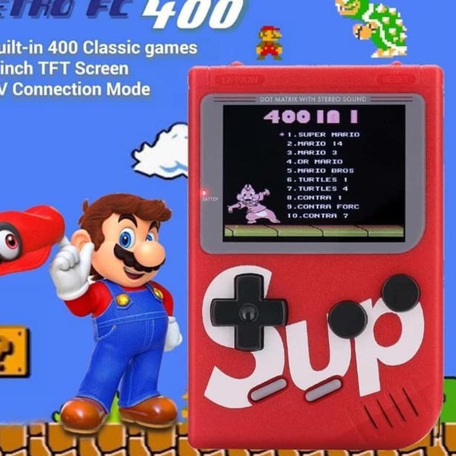 Jual GAME BOY MINI RETRO 400 IN 1 GAME SUPER MARIO | Shopee Indonesia