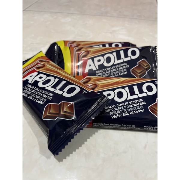 Jual apollo chocolate stick wafers | Shopee Indonesia