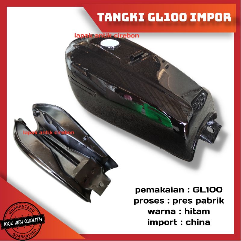 Jual Tangki Honda GL100 GL125 Impor Hitam Tebal | Shopee Indonesia