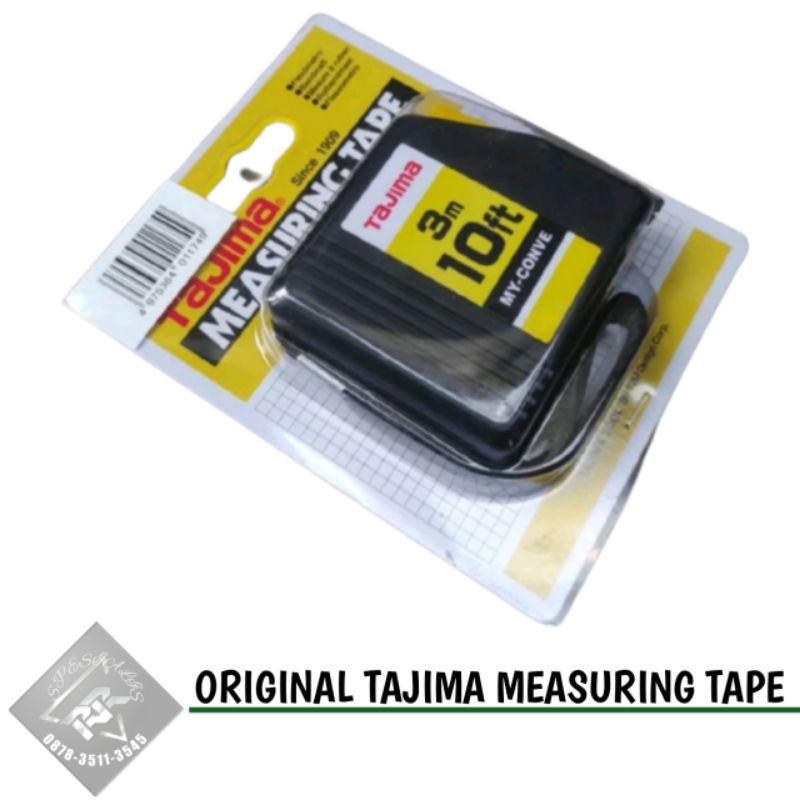 Jual meteran roll 3 meter 10 ft tajima my conve measuring tape alat ukur meteran tajima original ...