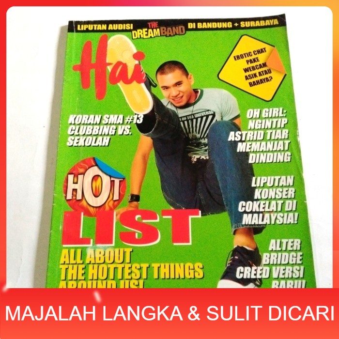 Jual Majalah HAI No.39 Okt 2004 Cover SAMUEL RIZAL Langka | Shopee ...