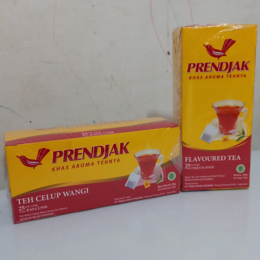 Jual Teh Celup PRENDJAK Khas Aroma Tehnya Rasa Unik Vanila Mawar ...