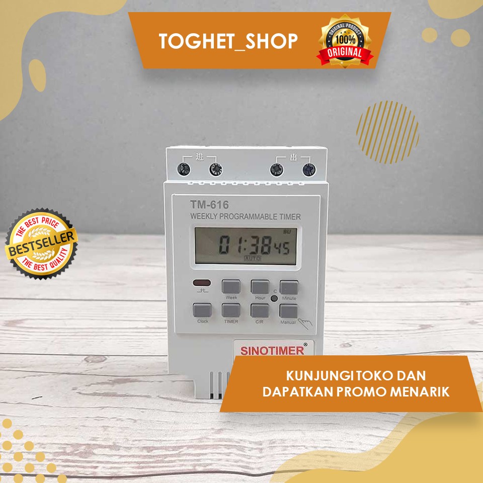 Jual Timer Digital Listrik Relay Elektrik Bisa Setting 24 Jam Alat ...