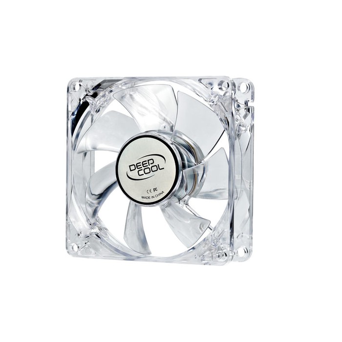 Jual DeepCool XFan 80 L/R Transparent Fan Frame Red LED - Fan Case 8 cm ...