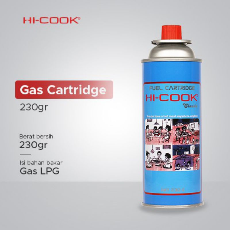 Jual Gas Portable Hi-Cook/Gas Kaleng portable | Shopee Indonesia