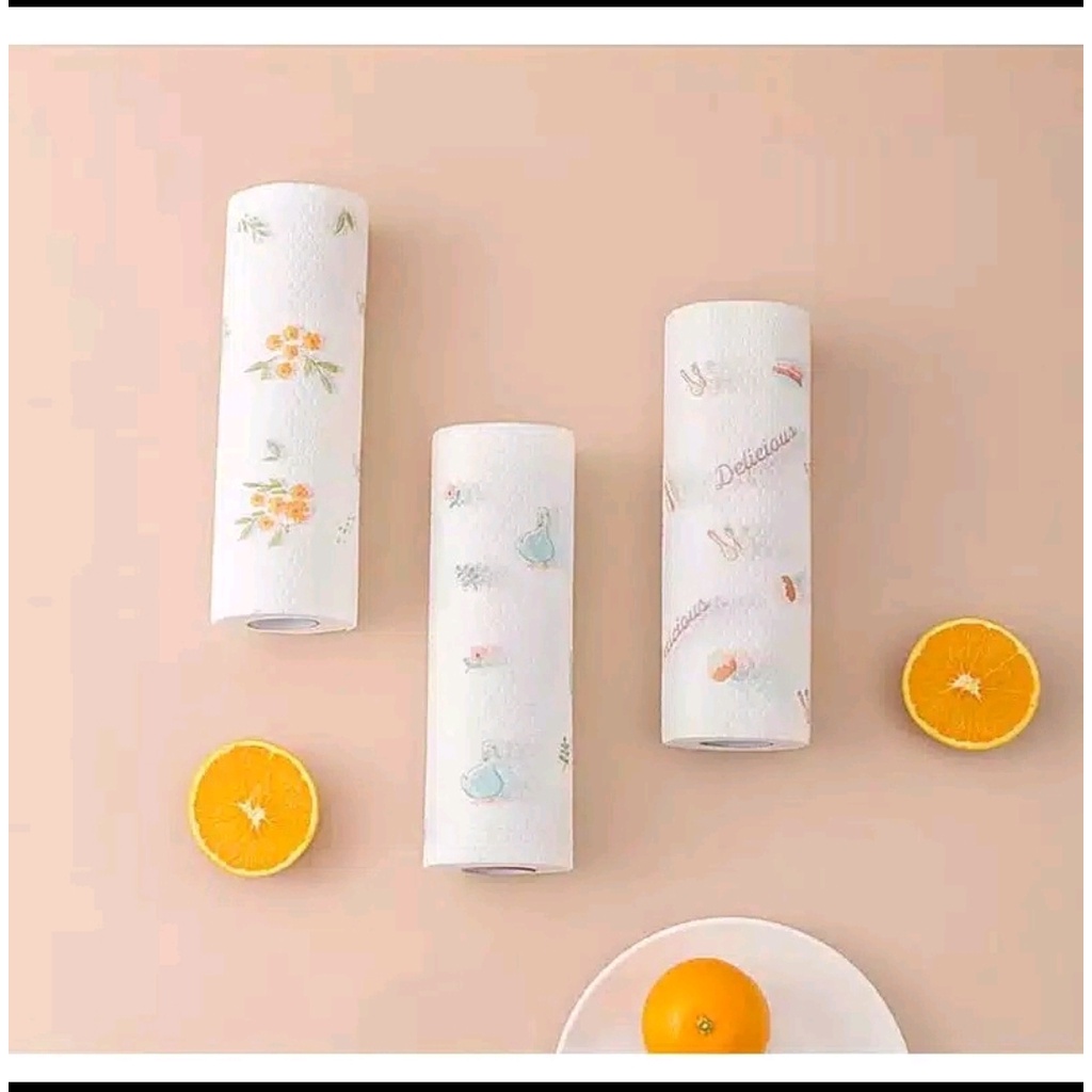Jual Tissue Lap Dapur Motif Dicuci Pakai Ulang Menyerap Minyak / tissue ...