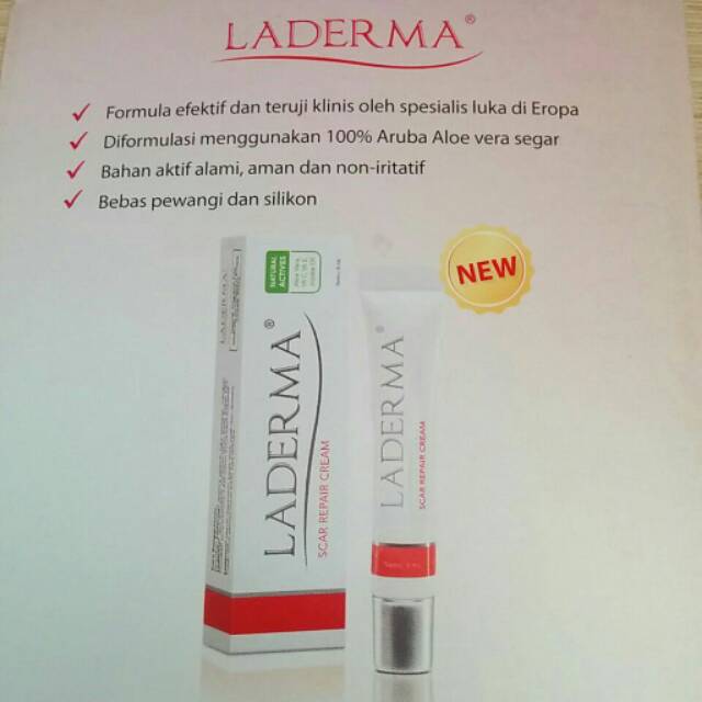 Jual Laderma cream memudarkan bekas luka | Shopee Indonesia