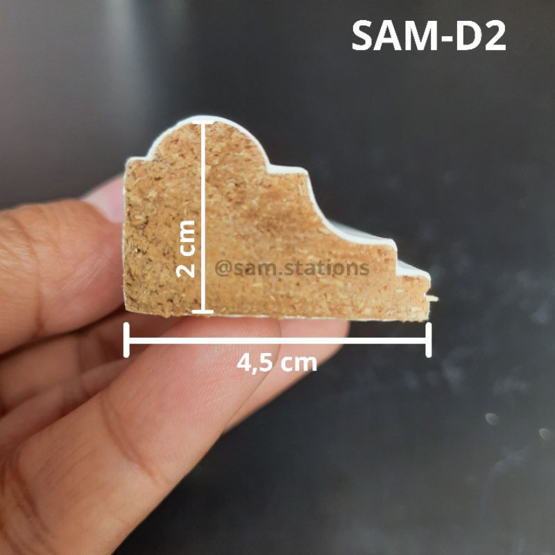 Jual SAM-D2 (2.4 METER) LIST KAYU WALL MOULDING MOLDING WAINSCOTING LIS ...