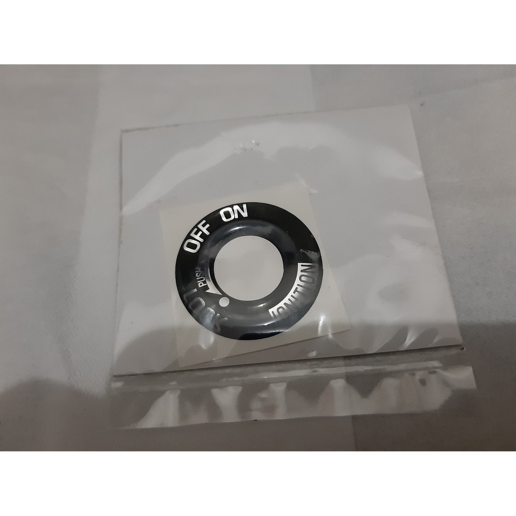 Jual Sticker Timbul Kunci Kontak Kawasaki Ninja 250series motif karbon ...