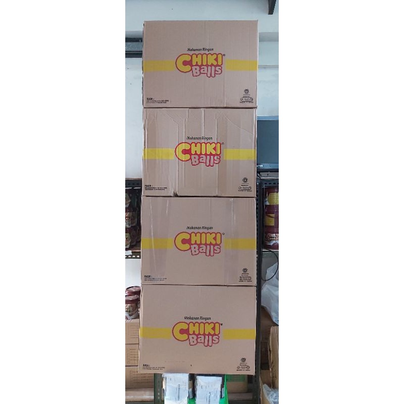 Jual GROSIR 1 DUS CHIKI BALLS JUMBO INDOFOOD 200gr chiki balls kemasan ...