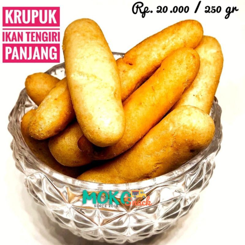 Jual Snack cemilan kiloan krupuk ikan panjang 250gr | Shopee Indonesia