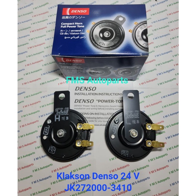 Jual Klakson / Horn Disc 24V DENSO ORIGINAL | Shopee Indonesia