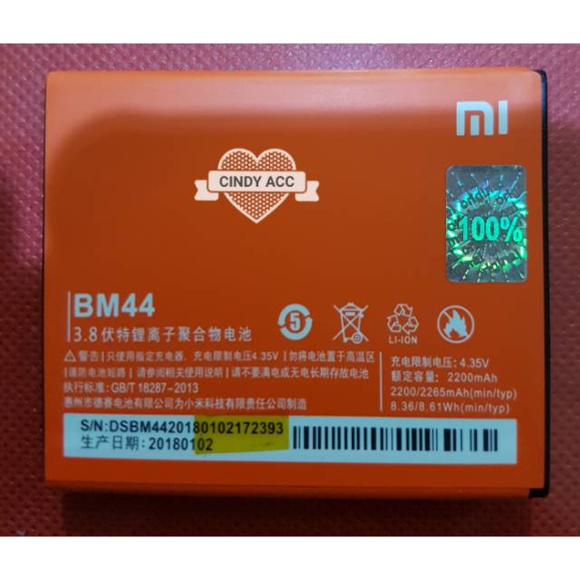 Jual Baterai Battery Batre Original Redmi 1 / Redmi 2 / 2A / 2S / 2 ...