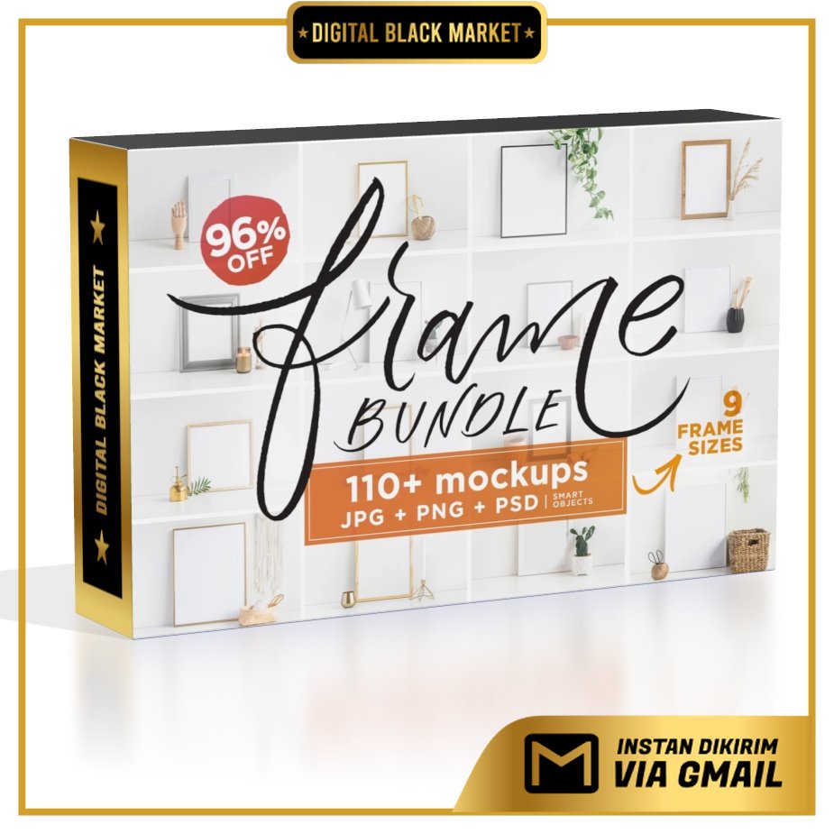 Jual Frame Mockup Bundle Jpg Png Psd | Shopee Indonesia