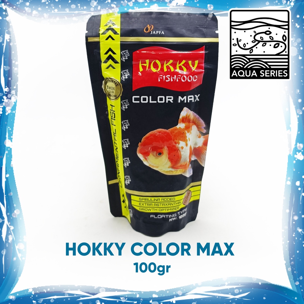 Jual MAKANAN IKAN KOKI HOKKY COLOR MAX 100gr BERKUALITAS | Shopee Indonesia