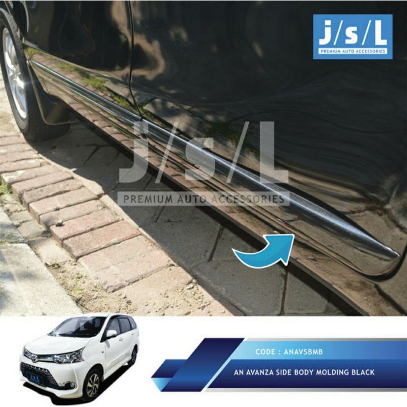 Jual side body molding / list body daihatsu all new xenia | Shopee ...