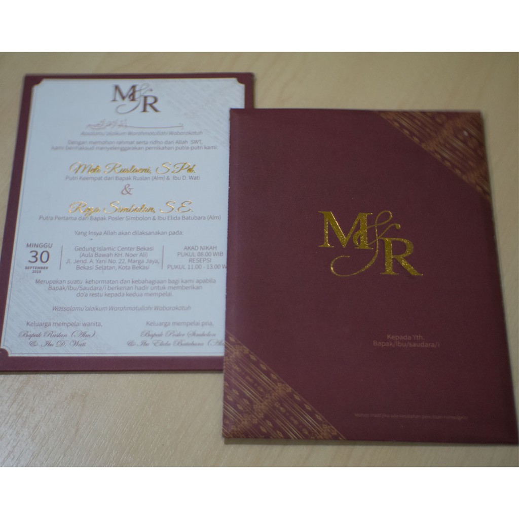 Jual Undangan Pernikahan Mewah | Shopee Indonesia