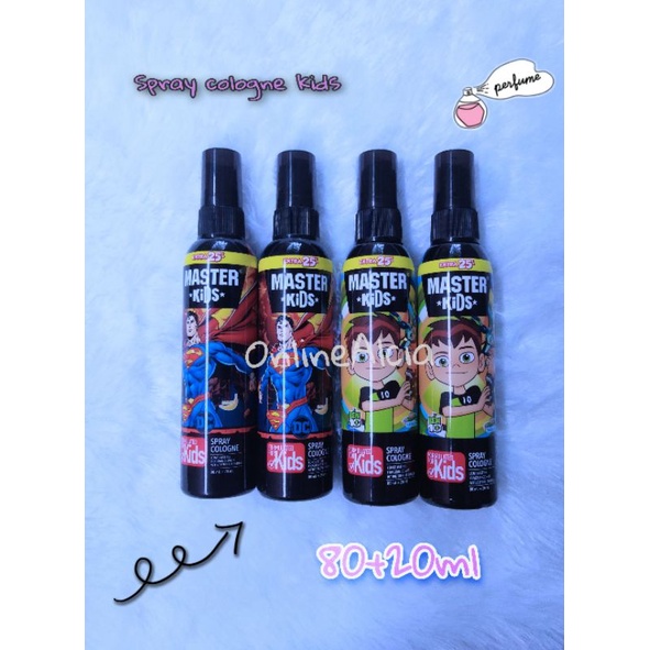 Jual master kids spray cologne 100ml | Shopee Indonesia