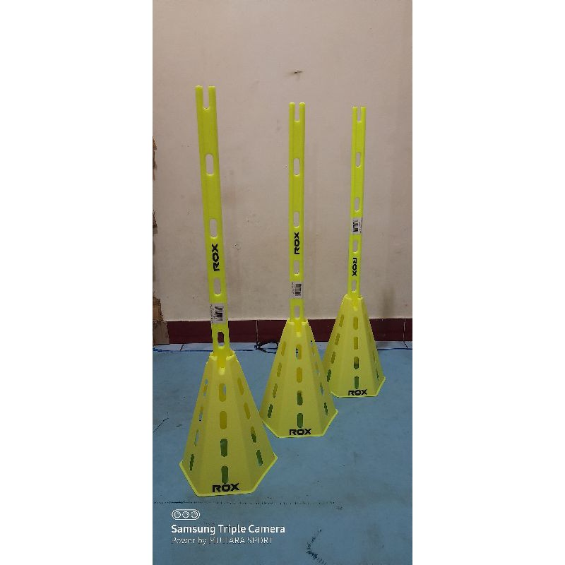 Jual PROMO HARGA 4pc AGILITY CONE POLE ROX ORIGINAL Tiang ketangkasan ...
