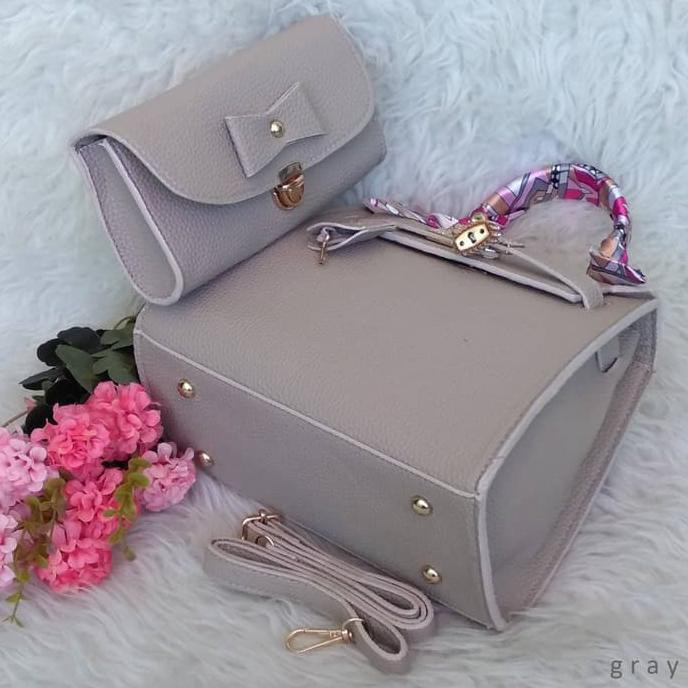 Jual PROMO SHOPEE TAS BATAM IMPORT 4211# FREE DOMPET DAN SYAL UK. 25CM ...