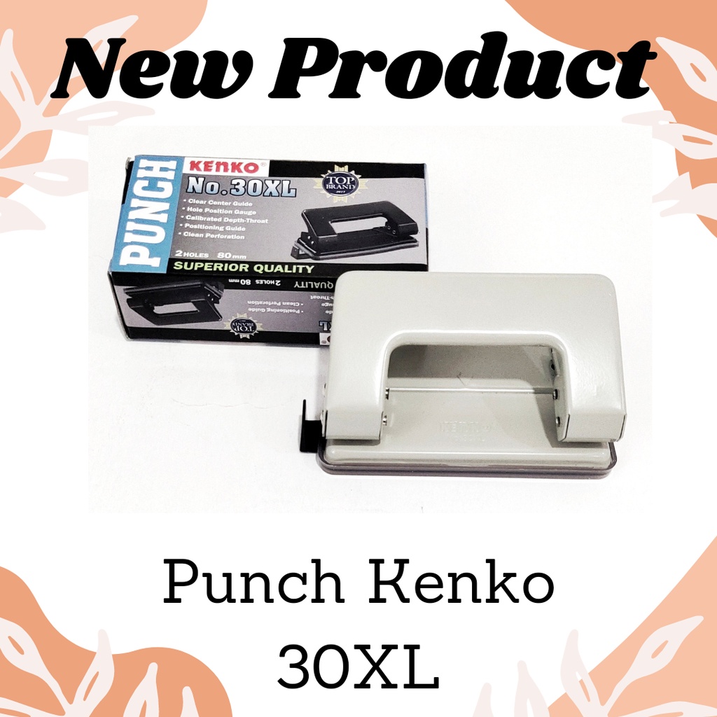 Jual (PCS) Punch Kenko 30 XL / Pembolong Kertas Kenko | Shopee Indonesia
