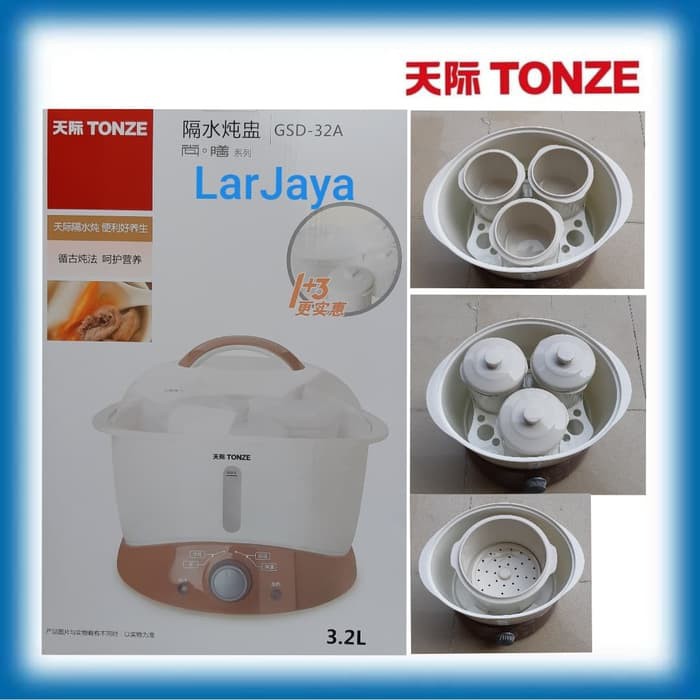Jual STEW POT COOKER / SLOW COOKER TONZE GSD-32A 3,2 Liter | Shopee ...
