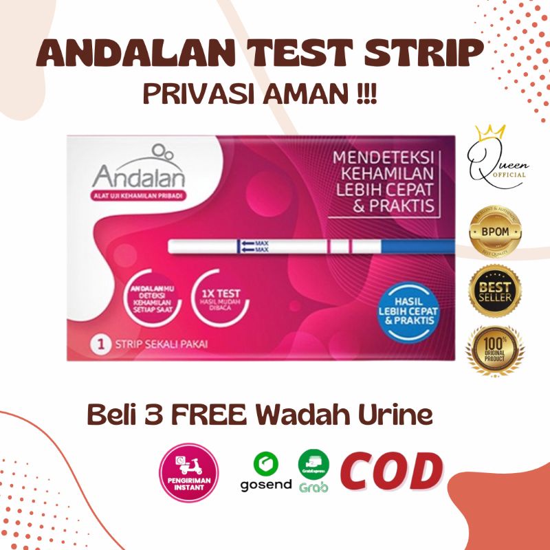 Jual Test pack Tespek Testpack Tes hamil Andalan strip uji kehamilan ...