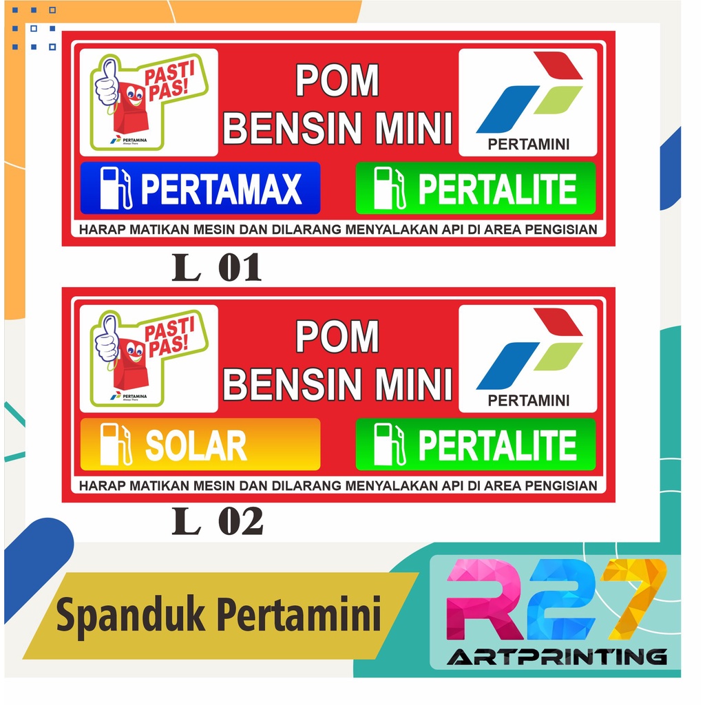 Jual Spanduk Banner Pertamini, Pom Mini, Pom Bensin Mini | Shopee Indonesia