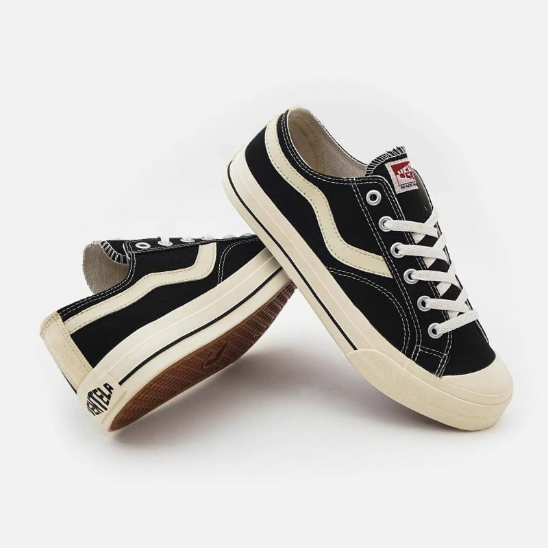 Jual Sepatu Ventela Original Public Low Cut Black Natural | Shopee Indonesia