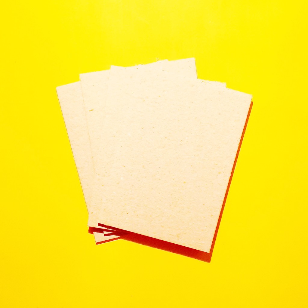 Jual [3mm] A6 Yellow / Grey / Karton Board Bahan Packing Photocard/PC ...