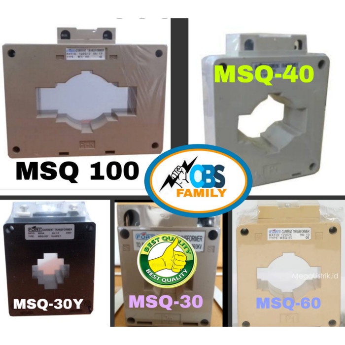Jual Current Transformer ( Ct ) / Merk Fort Type Msq-60 ( 1000/1200 ...