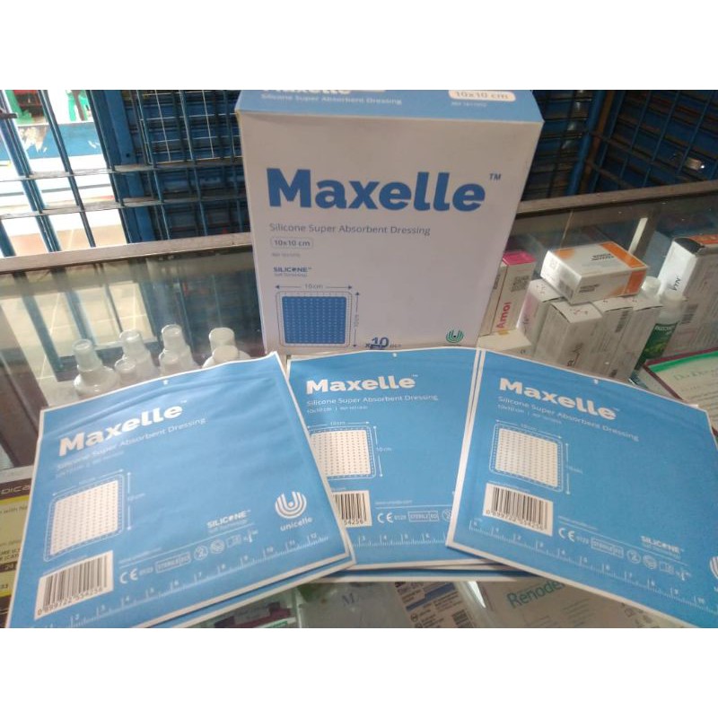 Jual MAXELLE SILICONE SUPER ABSORBENT DREESING 10x10CM | Shopee Indonesia