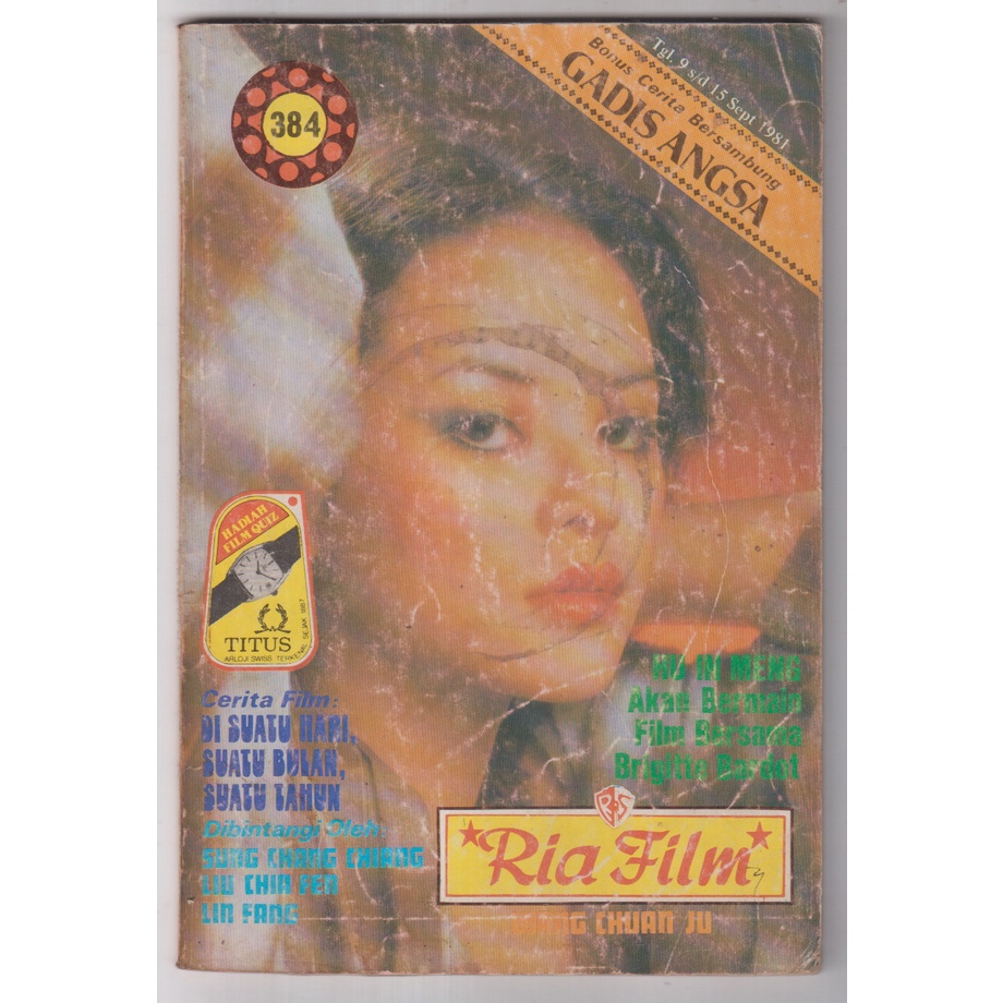 Jual MAJALAH RIA FILM NO. 384 WANG CHUAN JU | Shopee Indonesia