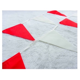 Jual Bendera Rentang Festival Bunting Flag Merah Putih 5 Meter Segitiga Kain Banner Karnaval ...