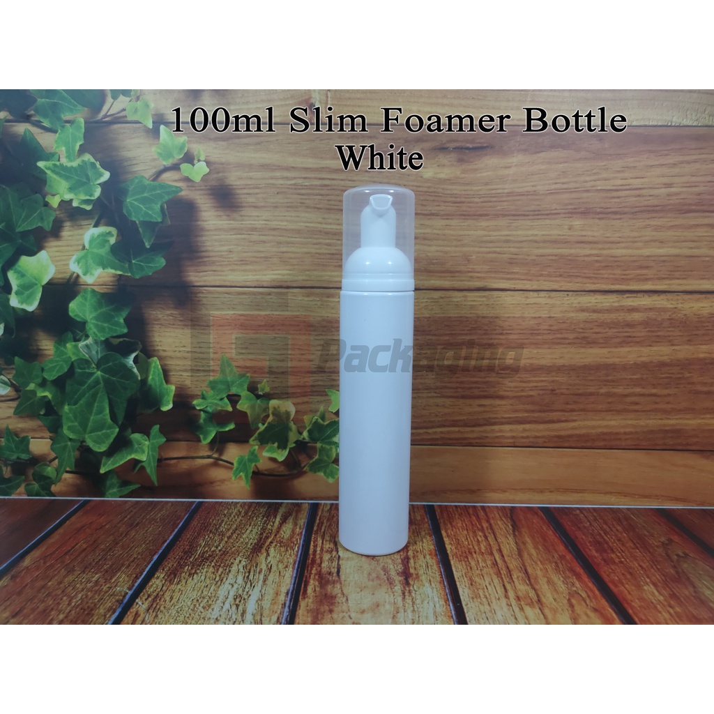 Jual Retail 100ml Botol Foamer White / Putih Slim 100 ml | Shopee Indonesia