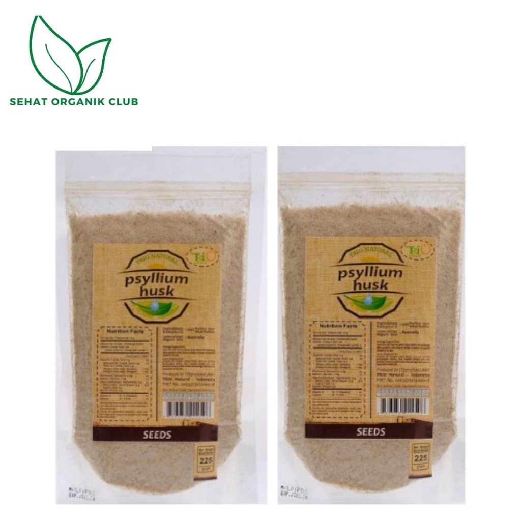 Jual Psyllium Husk Trio Natural 225 Gr ; Psyllium Husk Trio Natural 450 ...