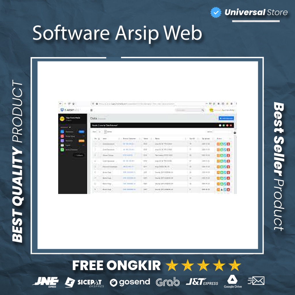 Jual Aplikasi Arsip Web Source Code SC Sistem Informasi Digital PHP 7 ...